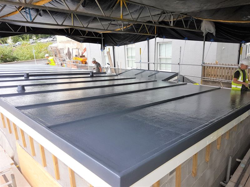 GRP flat roofing, Newport - Signature: Sean Horler